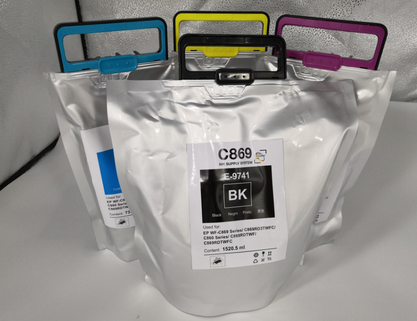 T9741-T9744 High Capacity Ink bag for Epson WF-C869R C869 Series 4color ...
