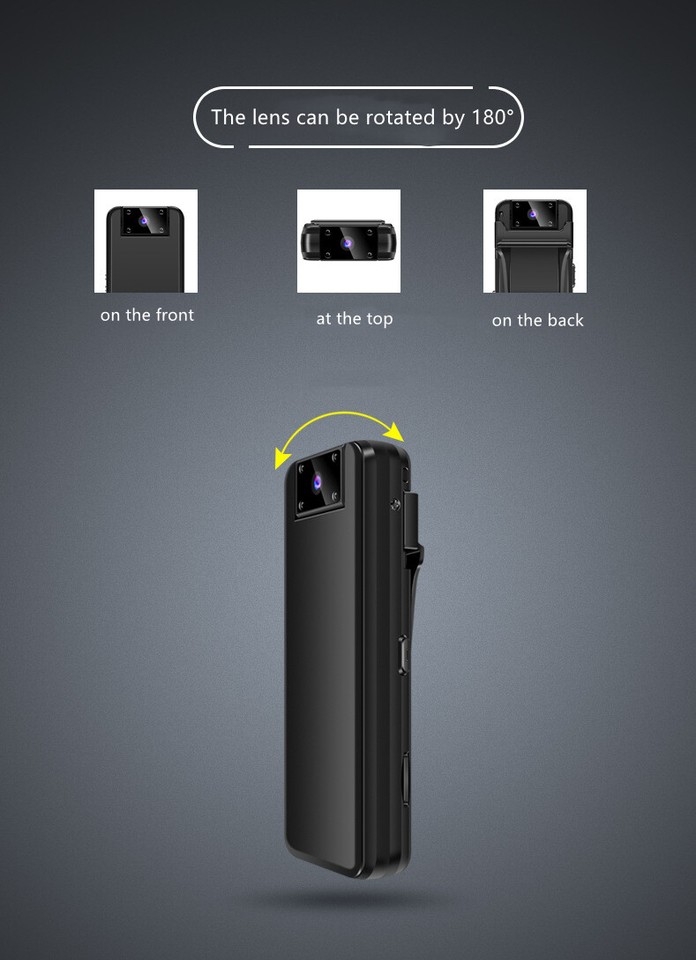 Handheld Minicam Wireless camera clip 1080P HD Infrared Motion ...