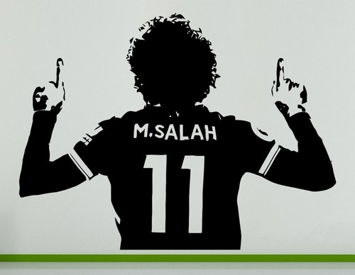 Mohamed Salah Egyptian Egypt Football Player Decal Wall Sticker Picture ...