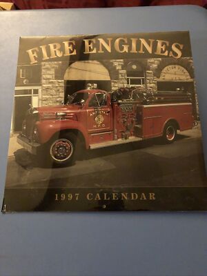1997 Fire Engines Trucks Calendar New Sealed | eBay