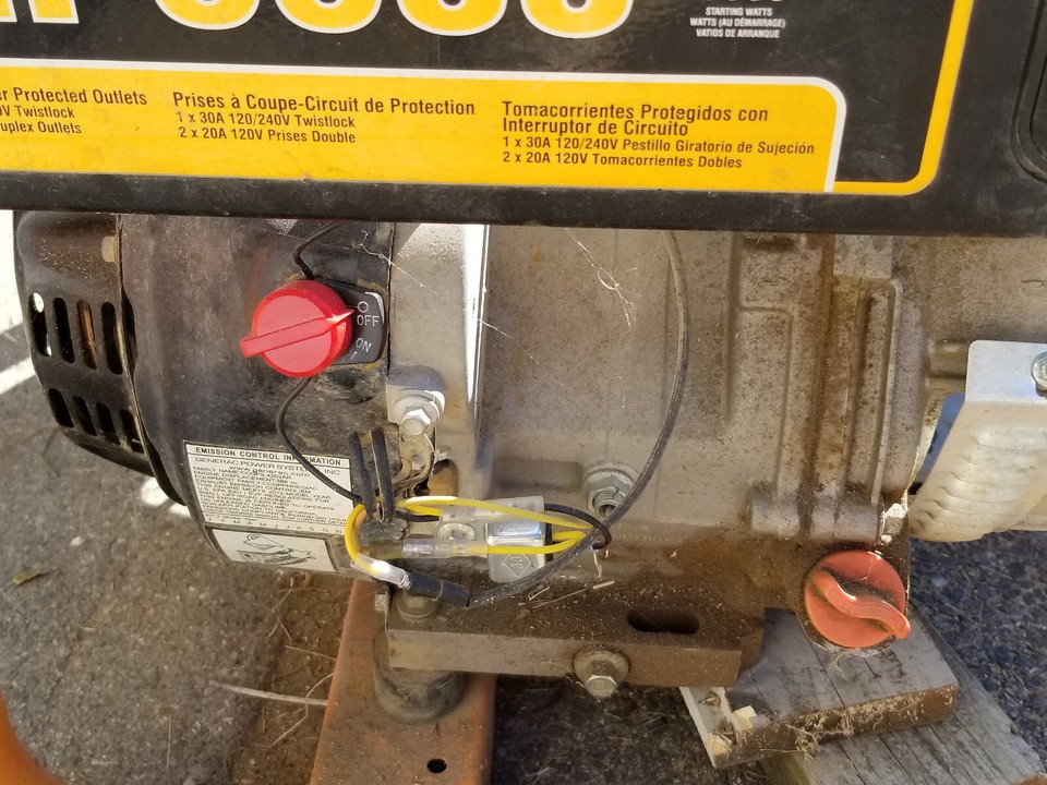 Generac GP6500 Engine (gas) with Muffler and Frame (Model 0G8442C) | eBay