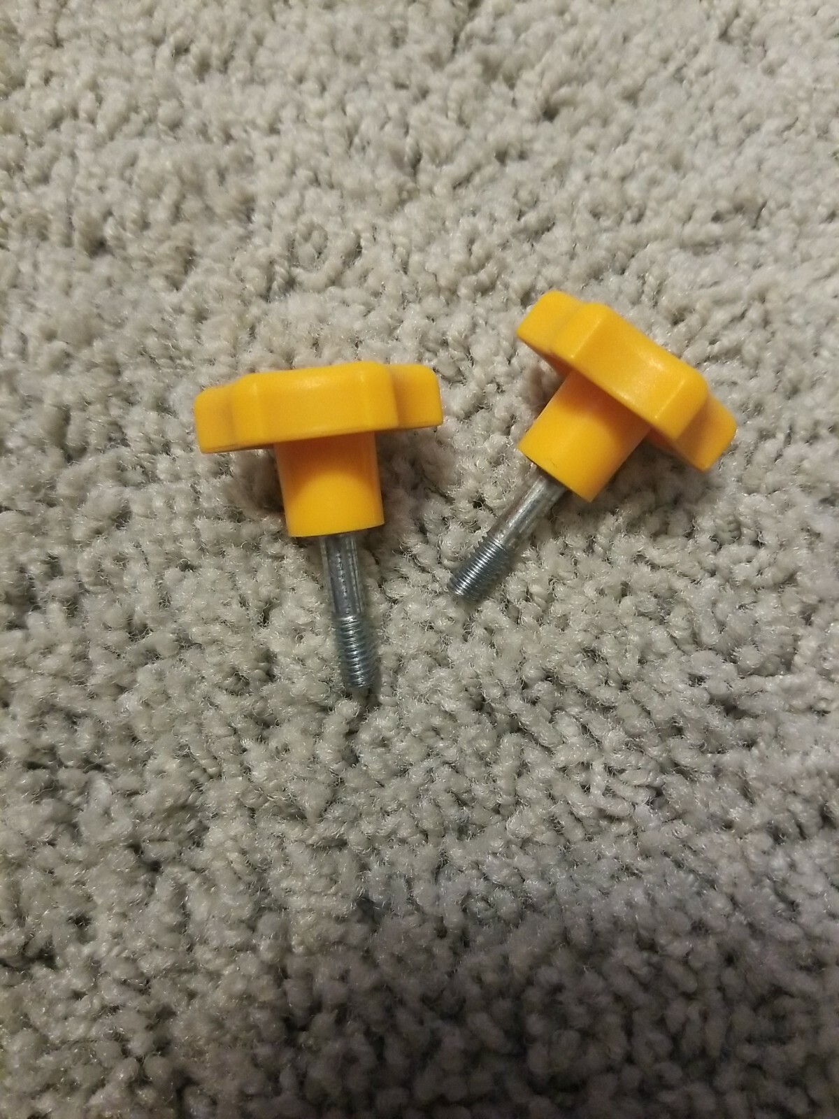 (2) Ryobi BTS15 Table saw Knob tighten screws plastic (M6 X 42 mm ...