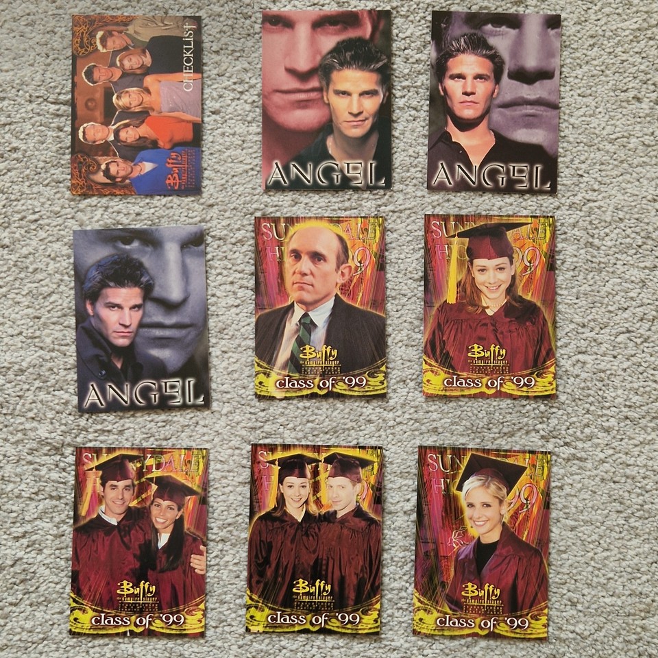 BUFFY THE VAMPIRE SLAYER: Season 3 - Complete VINTAGE Base Set (90 ...