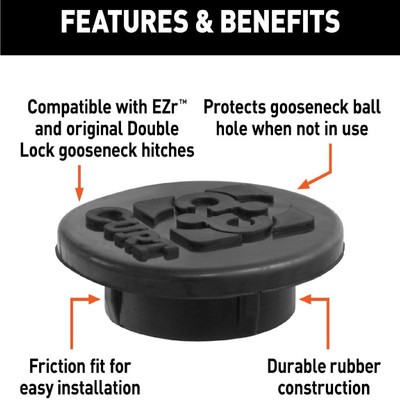 CURT 66165 DOUBLE LOCK GOOSENECK CAP | eBay