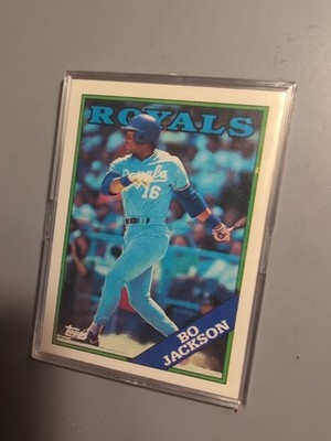 1988 Topps - Bo Jackson #750 error card multiple ink errors | eBay