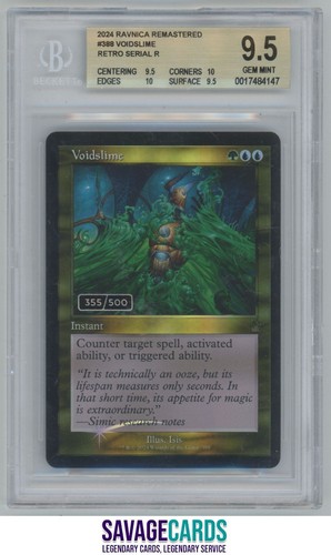 2024 Ravnica Remastered MTG Voidslime BGS 9.5 /500 #388 Serialized | eBay