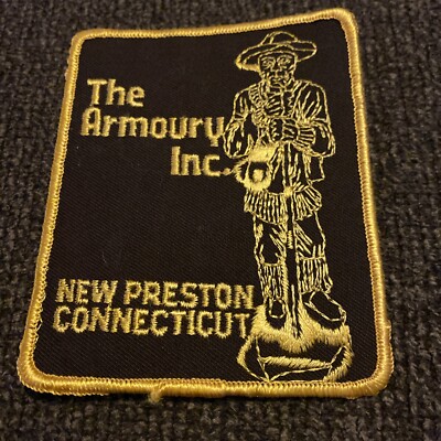 VTG THE ARMOURY INC New Preston Connecticut Sew On Hunting Patch | eBay