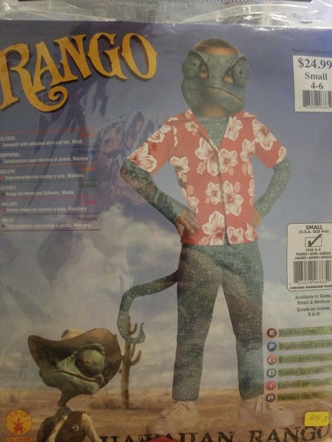 Halloween Costume for Boys Hawaiian Rango Jumpsuit Size Small #683 | eBay