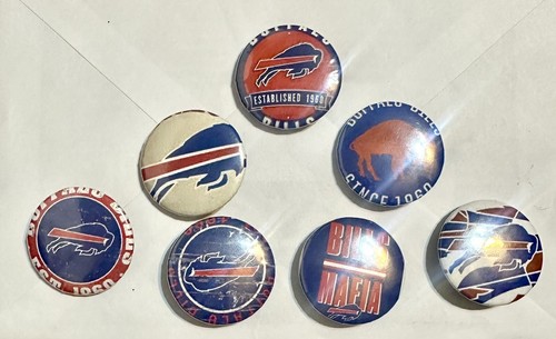 Buffalo Bills Football Team Pins 1.25” Buttons Pin Backs Bills Mafia ...