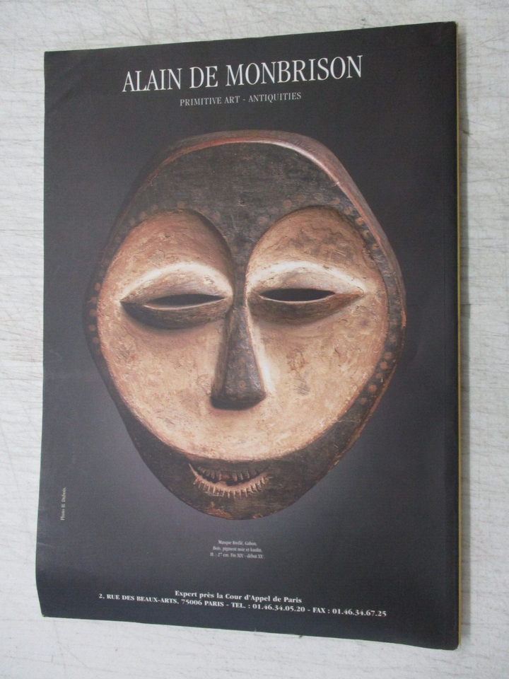 TRIBAL ARTS MAGAZINE SPRING 2001 KWELE EQUATORIAL AFRICA ANCESTOR BUSH ...