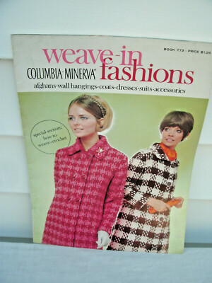 Weave In Fashions 1969 Columbia Minerva Pattern Book #773 | eBay