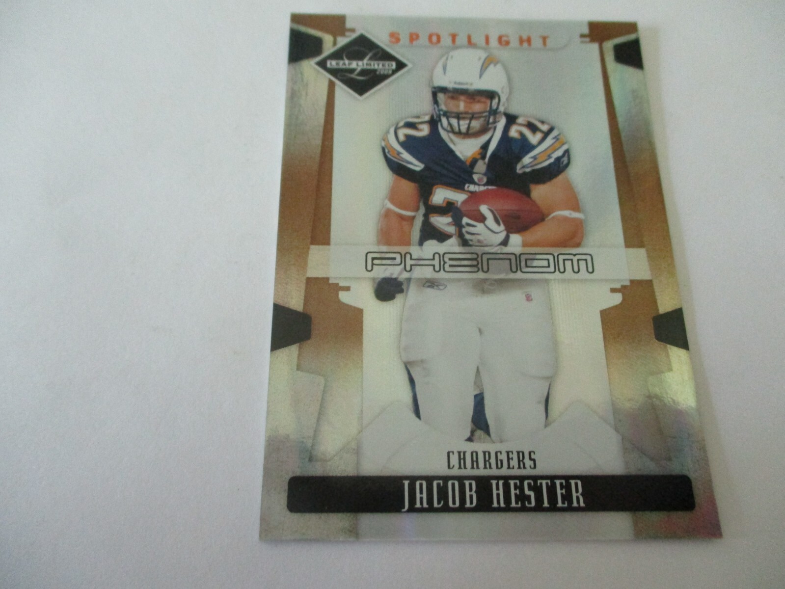 2008 Leaf Limited Spotlight Bronze Phenom Jacob Hester Card #238 Serial ...
