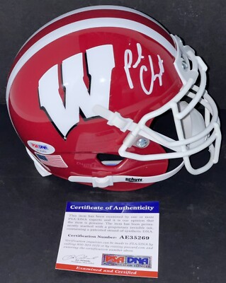 Paul Chryst Signed Autographed Wisconsin Badgers Mini Helmet Psa/Dna | eBay
