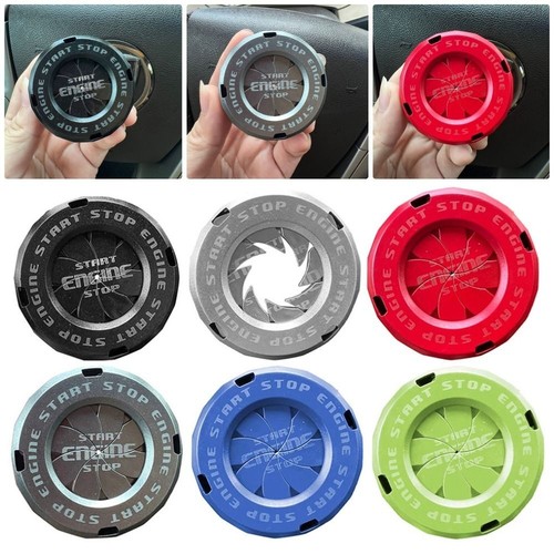 1Pcs Start Ring Decor Motorcycle Key Cover 1-Key Start Button ...