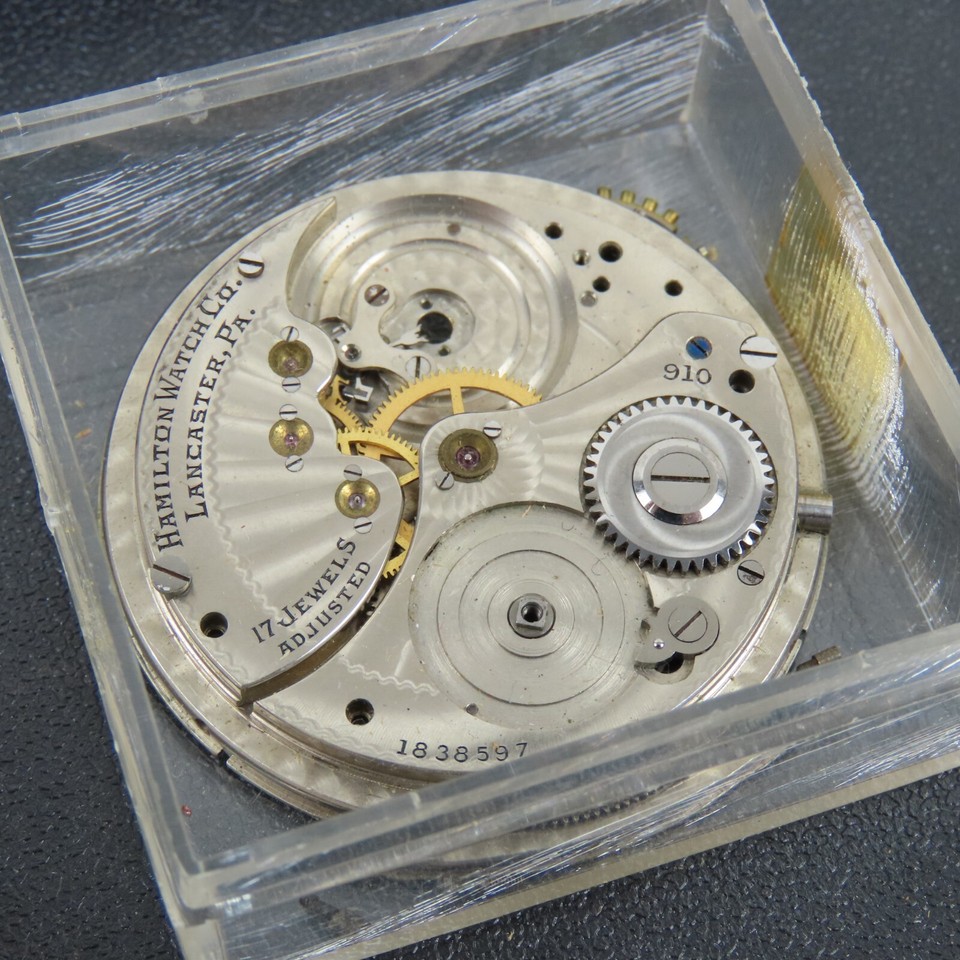 Vintage Hamilton Partial Parts Movements | 912 | 974 | 910 | eBay