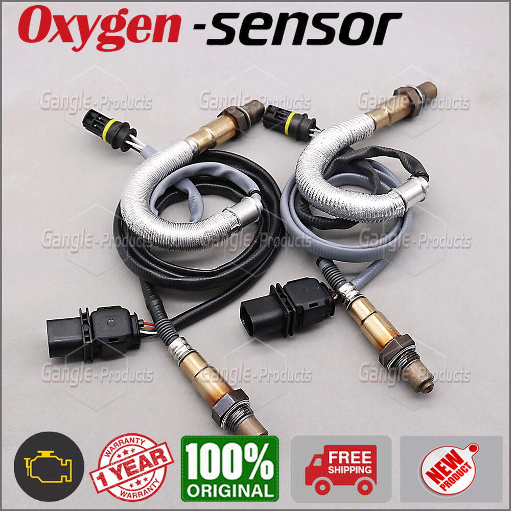 4PCS Up + Downstream Oxygen Sensor For BMW E82 E90 E91 128i 328i 328i ...