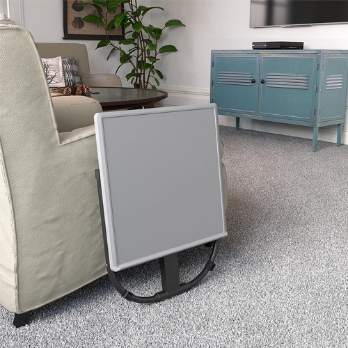 Gray, Adjustable Height, Portable Workspace, Great for Snacking ...