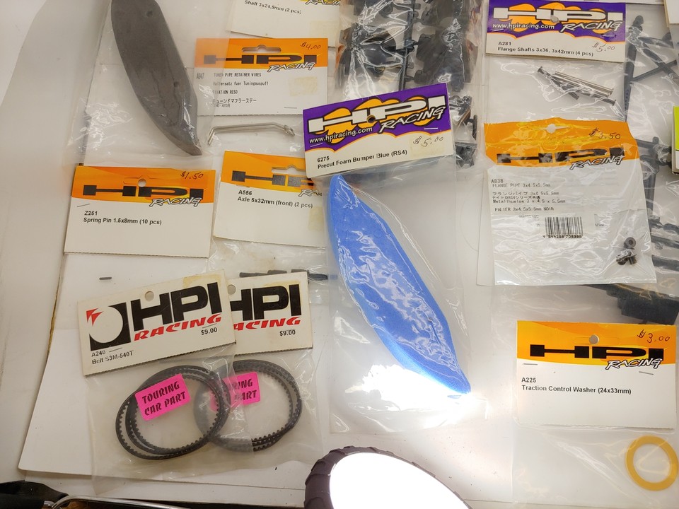 *HUGE LOT* New Old Stock HPI Racing Nitro RS3 / RS4 / MT / Super Parts ...