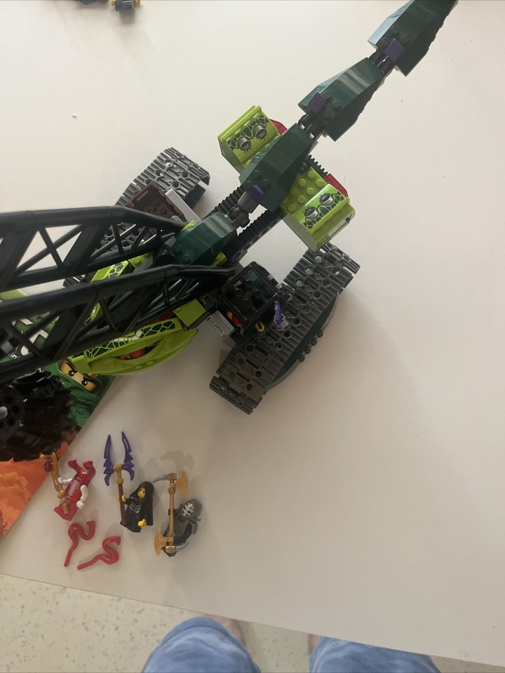 LEGO NINJAGO: Fangpyre Wrecking Ball (9457) 100% COMPLETE 673419165648 ...
