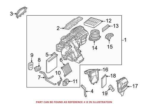 Genuine OEM A/C Expansion Valve Front for Mercedes 1668300284 | eBay