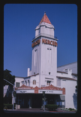 Merced Theater Main Street Merced California Historic Old Photo 1 | eBay