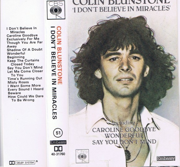 Colin Blunstone - I Don't Believe In Miracles (Cass, Album, Comp) (Near ...