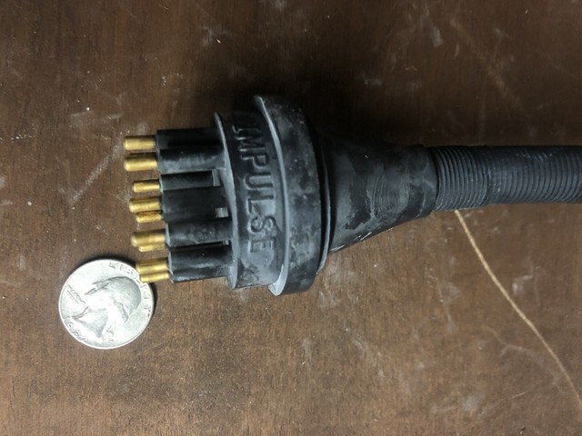 Impulse Enterprises IL-12-MP 12-Pin Male Underwater Connector & 4-Foot ...