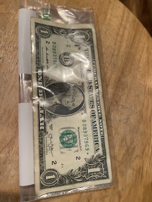 2013 b one dollar bill star note B08937969* RARE DUPLICATE | eBay