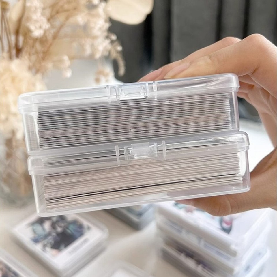 Transparent Plastic Playing Cards Boxes Container Storage Case Game ...