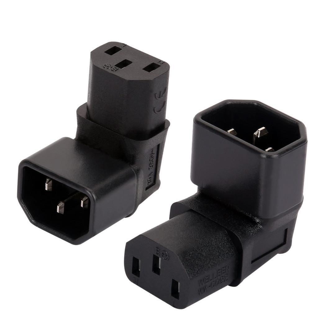 IEC320-C14 to C13 Pingzi Type Transfer Plug Electrical Socket Converter ...