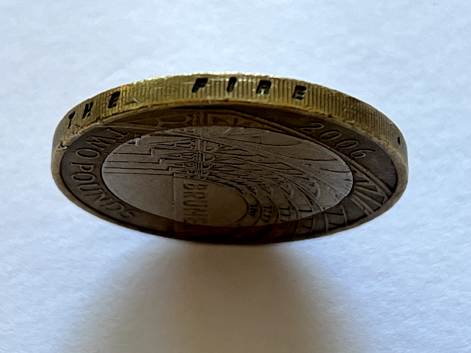 2 Pound Coin £2 Brunel Paddington Station Rare Collectable Money 2006 ...