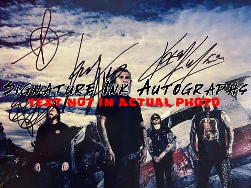 SLAYER autographed photo 8 x 10 Metal Kerry King Tom Araya Repentless ...