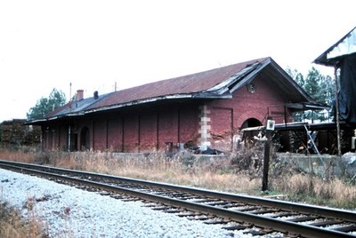 GEORGIA RAILROAD (GA) Depot--Sparta, Georgia--Original Kodak slide ...