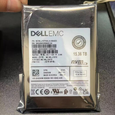 Samsung PM1733 15.36TB SSD DELL EMC U.2 2.5" NVME MZ-WLJ15T0 ...