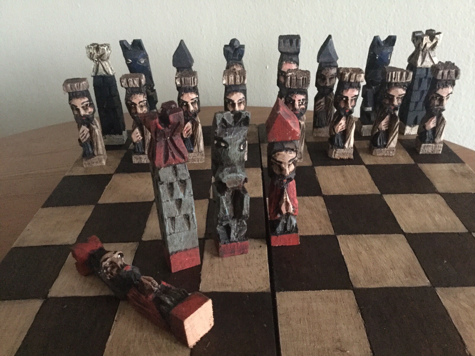 CHESS SETS - Hand Carved - Wooden - Chess Board | eBay
