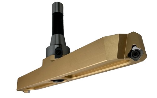 12" Fly Cutter w/ R8 Arbor SEHT Sq 4 Edge Carbide Inserts Flat Milling ...