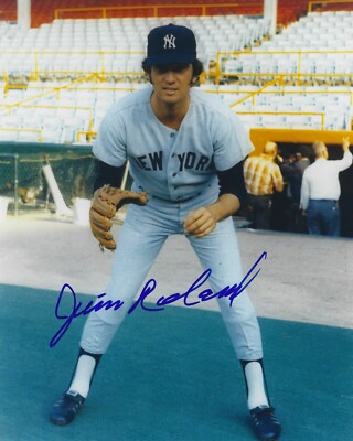 Signed 8x10 JIM ROLAND New York Yankees Autographed photo - w/COA | eBay