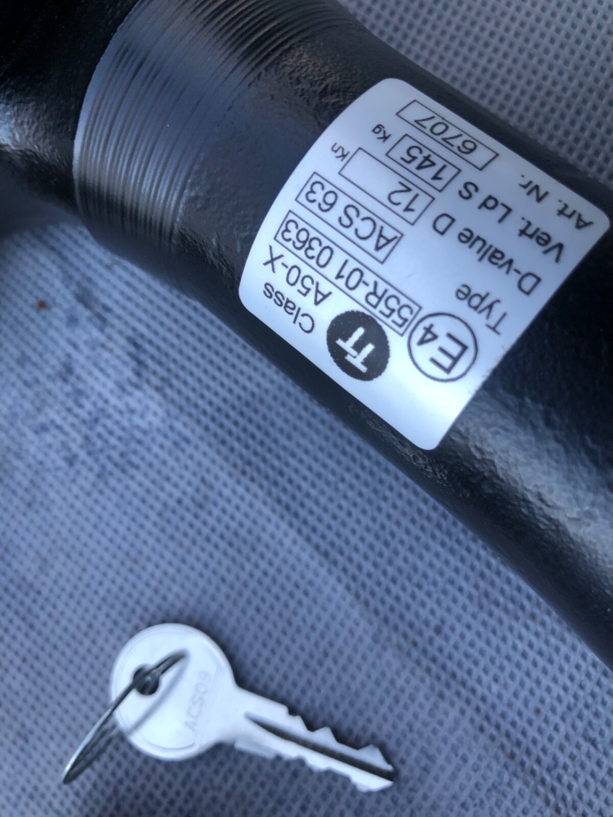 Tow Trust Detachable Towbar 6707, Swan Neck ACS 61 , Towball 55R-01 ...