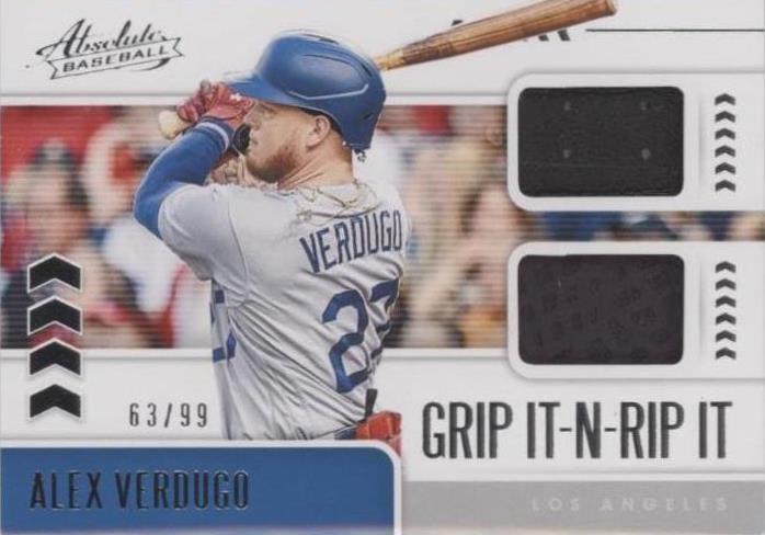 2020 Panini Absolute - Grip It-N-Rip It Alex Verdugo #GNR-AV /99 (MEM ...