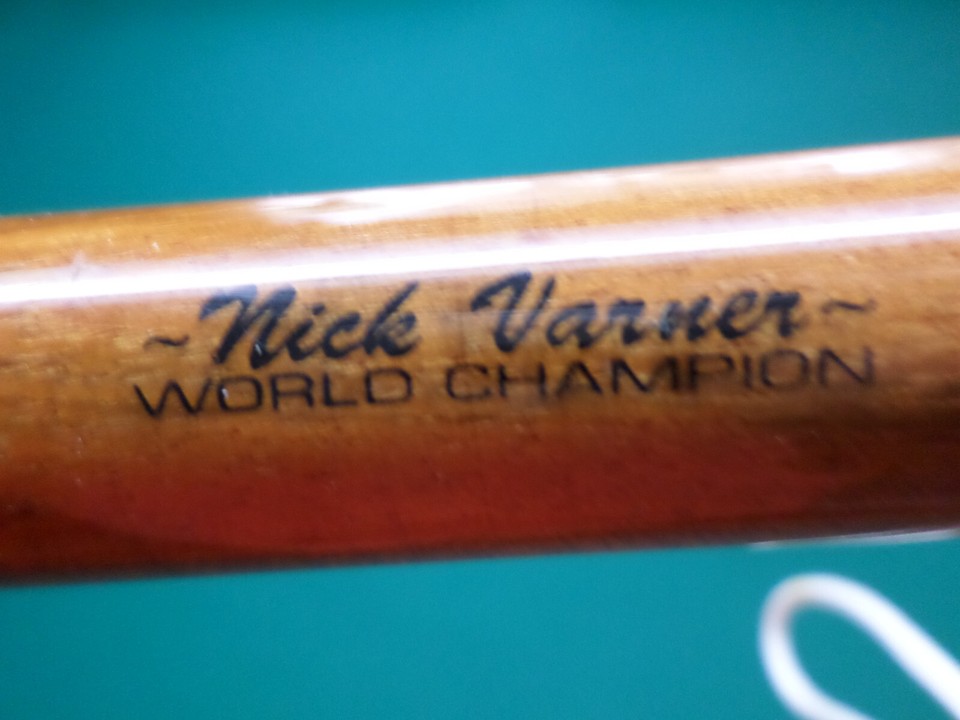 JOSS POOL CUE GOLD LETTER PROFESSIONAL, NICK VARNER WORLD CHAMPION, 20 ...
