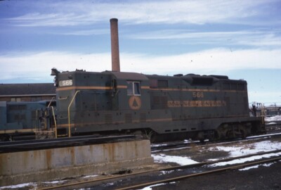 MEC MAINE CENTRAL Railroad Train Locomotive 566 S PORTLAND ME 1973 ...