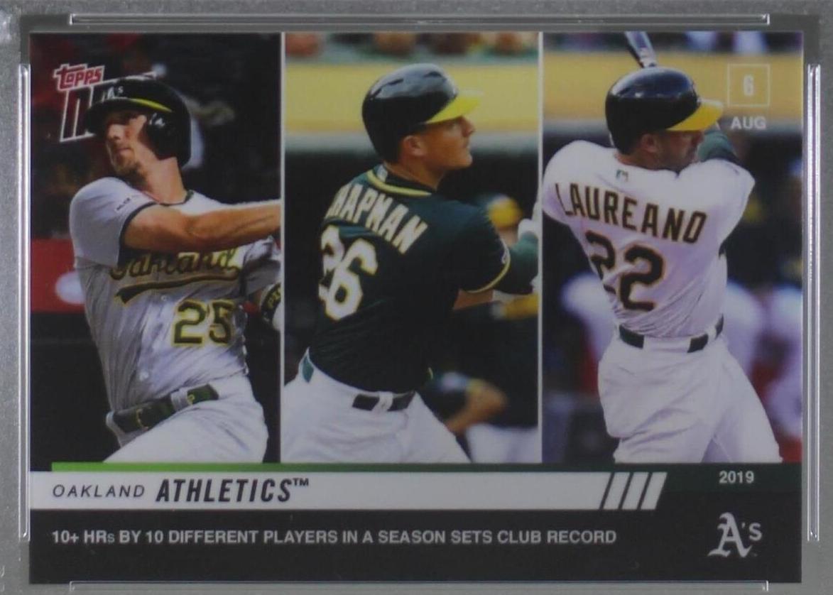 2019 Topps Now - Matt Olson, Matt Chapman, Ramon Laureano #644 /175 (RC ...