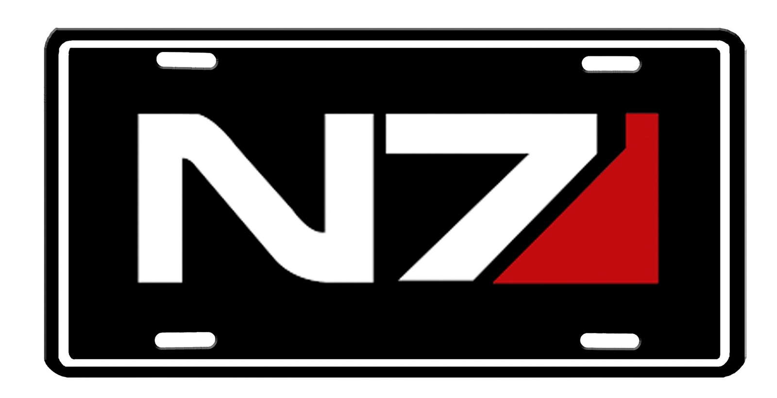 Mass Effect N7 High Gloss License Plate | eBay