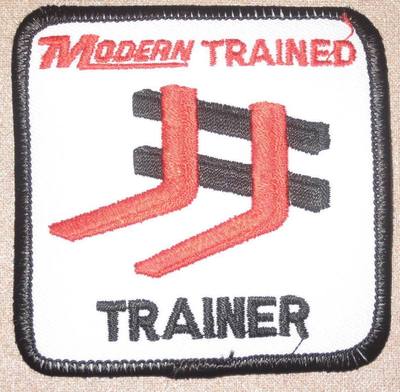 Modern Trained Trainer Patch | eBay
