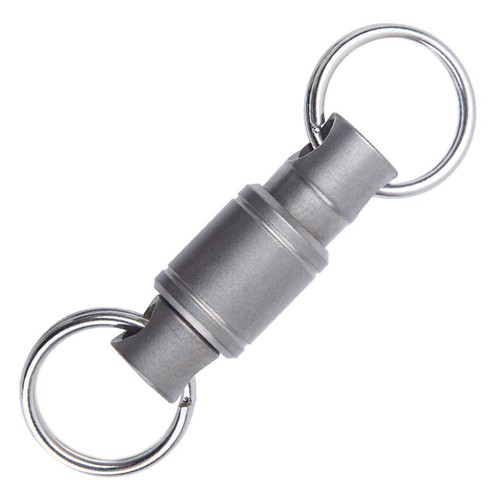 Dual Detachable Pull Key Chains Quick Buckle Keychain Titanium Alloy ...