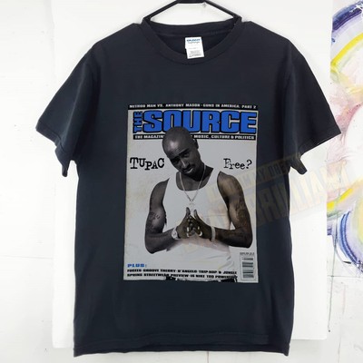 TUPAC on The Source Magazine March 1996 #74 2PAC Hip Hop Legacy ~ S-4XL ...
