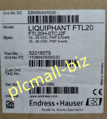 FTL20 FTL20H-0TCJ2F E+H Limit detection switch FTL20H-0TCJ2F | eBay