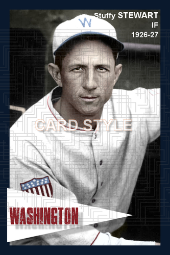 Stuffy Stewart - 1926-27 Washington Senators - choose a size ...