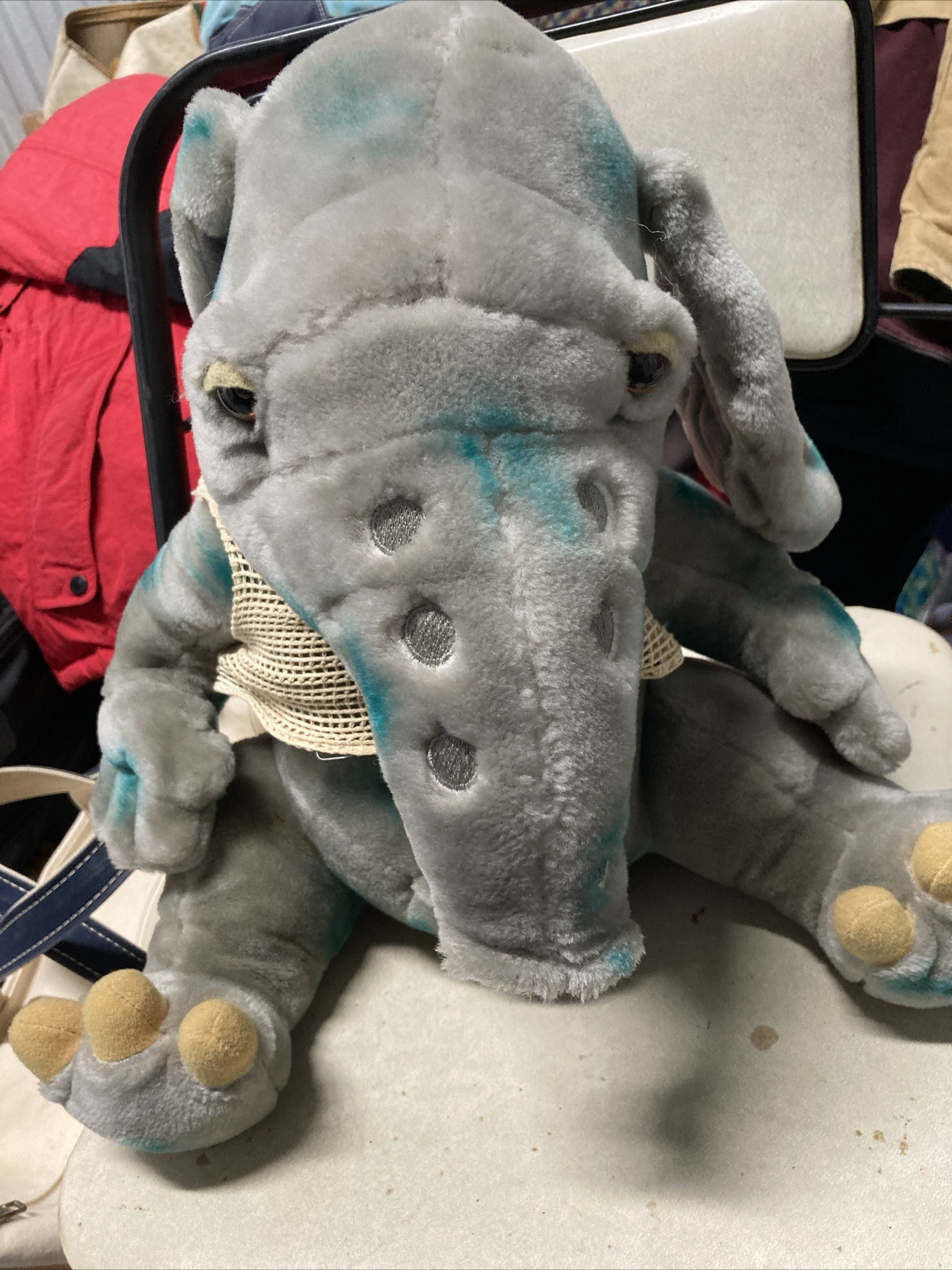 Disneyland Captain EO Hooter plush Michael Jackson 1986 Elephant Grey ...