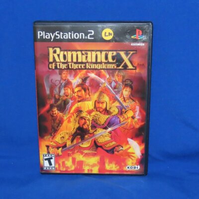 Romance of the Three Kingdoms X Playstation 2 Video Game - PS2 Complete ...